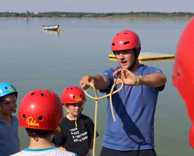 Raft Building - Grafham Water Centre